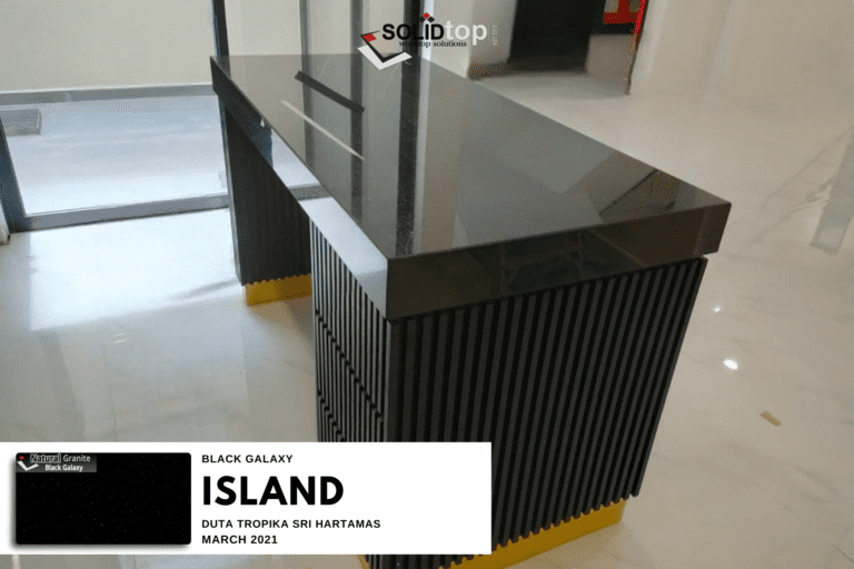 Natural Granite Stone - Black Galaxy - Solid Top Sdn Bhd