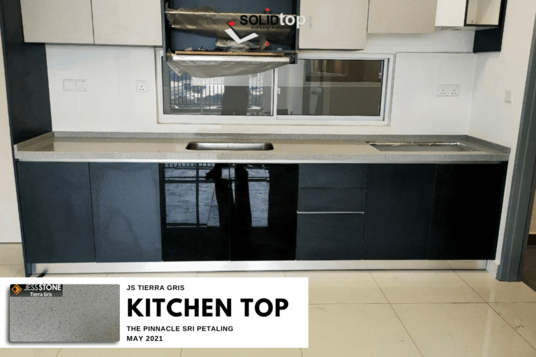 Quartz Surface - Jess Stone - Modern Series - Tierra Gris - Solid Top Sdn Bhd