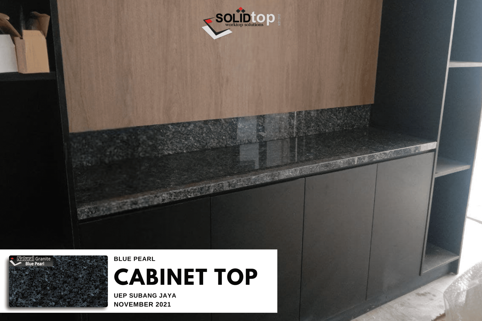 Natural Granite Stone - Blue Pearl - Solid Top Sdn Bhd