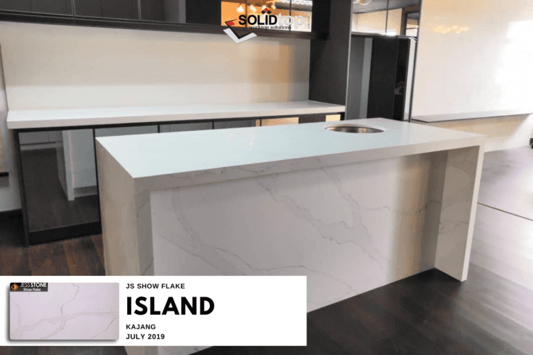Quartz Surface - Jess Stone - Marble Series - Show Flake - Solid Top Sdn Bhd